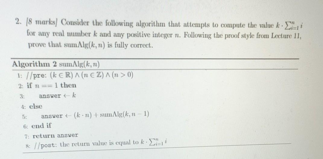 Solved prove that the above function is fully correct using | Chegg.com