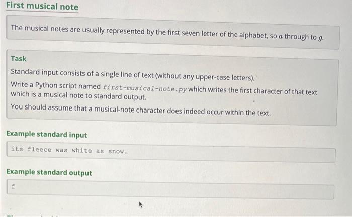 Solved The musical notes are usually represented by the | Chegg.com