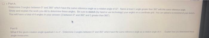 Solved 2. Part A: Part B angle mengunes. | Chegg.com