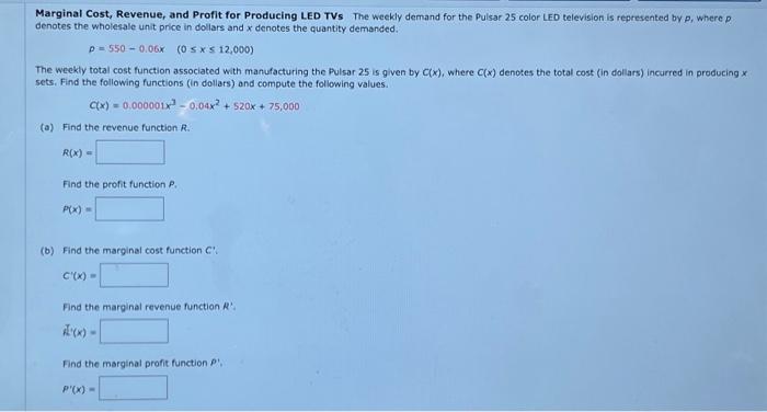 Solved (c) Compute the following values. (Round your answers | Chegg.com