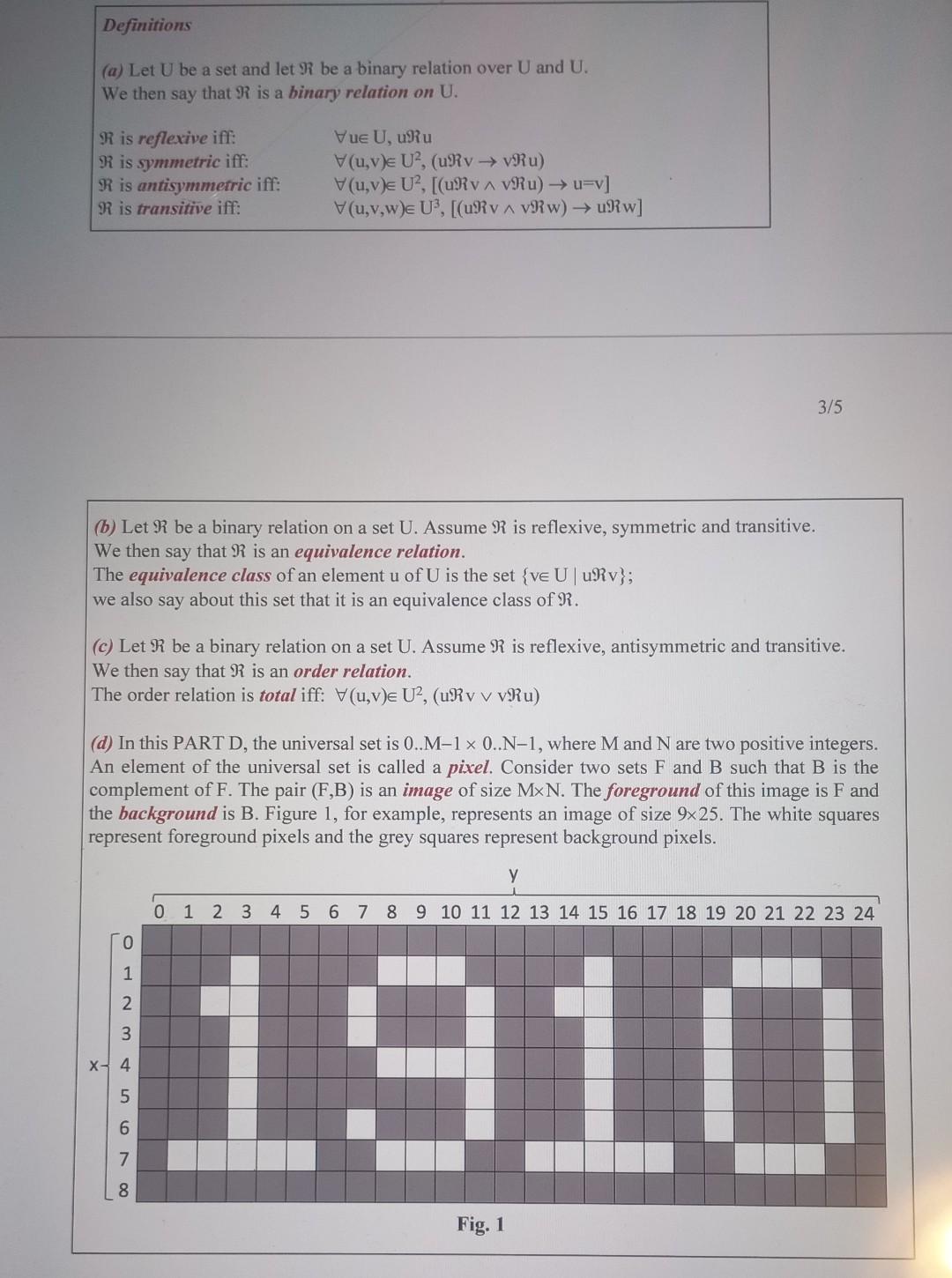 this is a discrete math question. kindly using the | Chegg.com