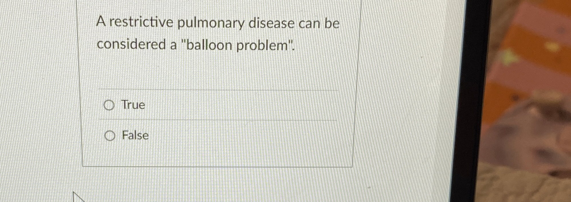 Solved A restrictive pulmonary disease can beconsidered a | Chegg.com