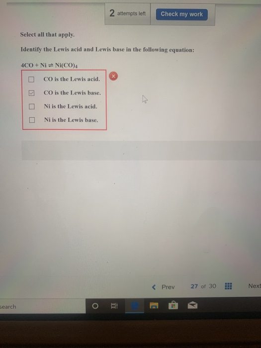 Solved 2 attempts left Check my work Select all that apply. | Chegg.com