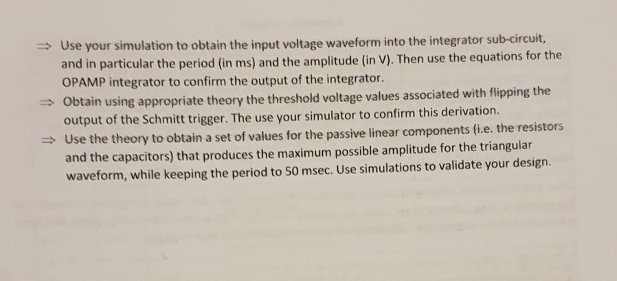 Solved Connect the triangular waveform generator as shown in | Chegg.com