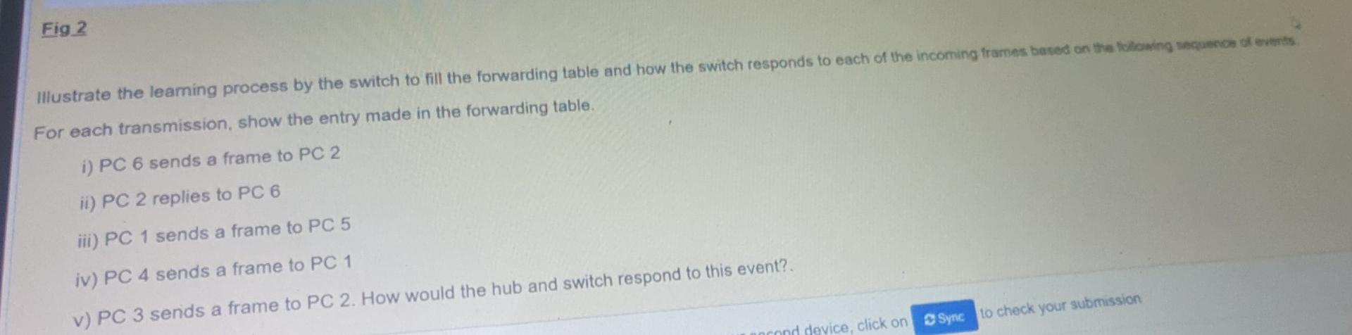 Solved Consider the network shown in where the forwarding to | Chegg.com