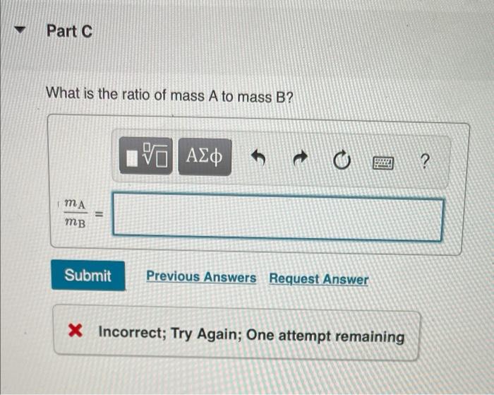 Solved A Constant Force Applied To Object A Causes It To