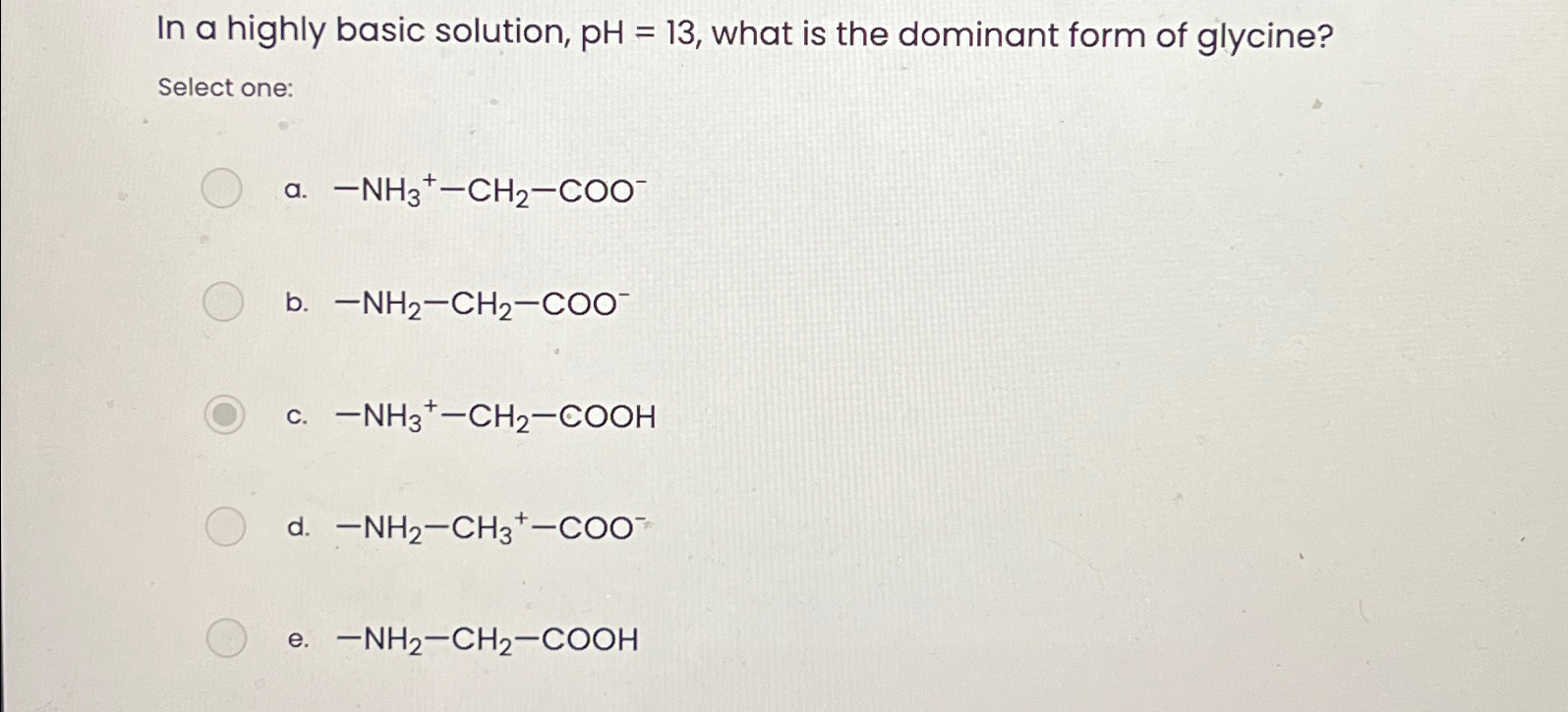 Solved In a highly basic solution, pH=13, ﻿what is the | Chegg.com