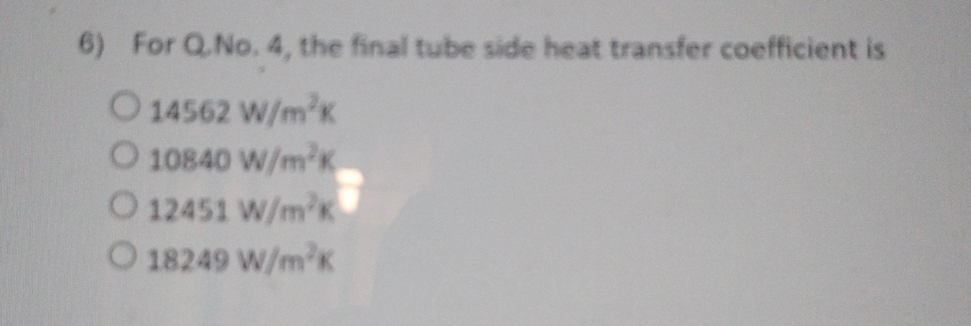 Solved 4) Saturated vapor enters to vertical shell and tube | Chegg.com