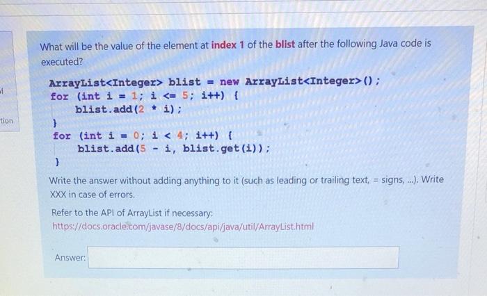 Solved What will be the value of bmap.get(5) after the | Chegg.com