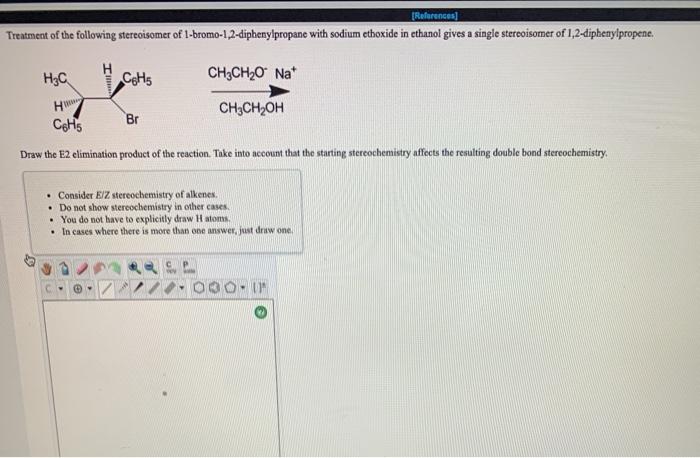 Solved [References) Treatment of the following stereoisomer | Chegg.com
