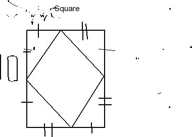 Solved The side length of a square is 10 cm. Four points on | Chegg.com