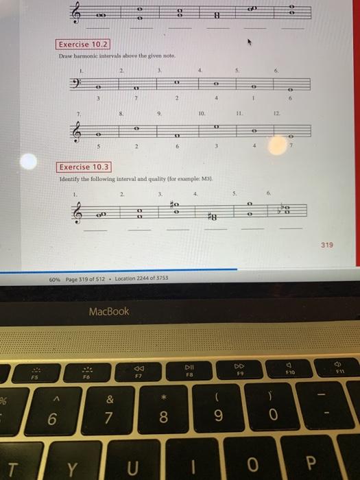 Exercise 10.1 Identify the interval number for the | Chegg.com