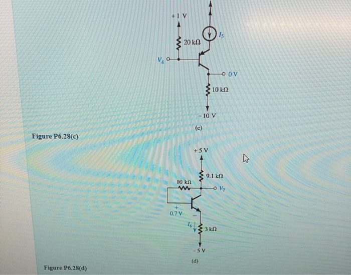 Solved 6.28 For the circuits in Fig. P6.28(a), (b), (c), and | Chegg.com