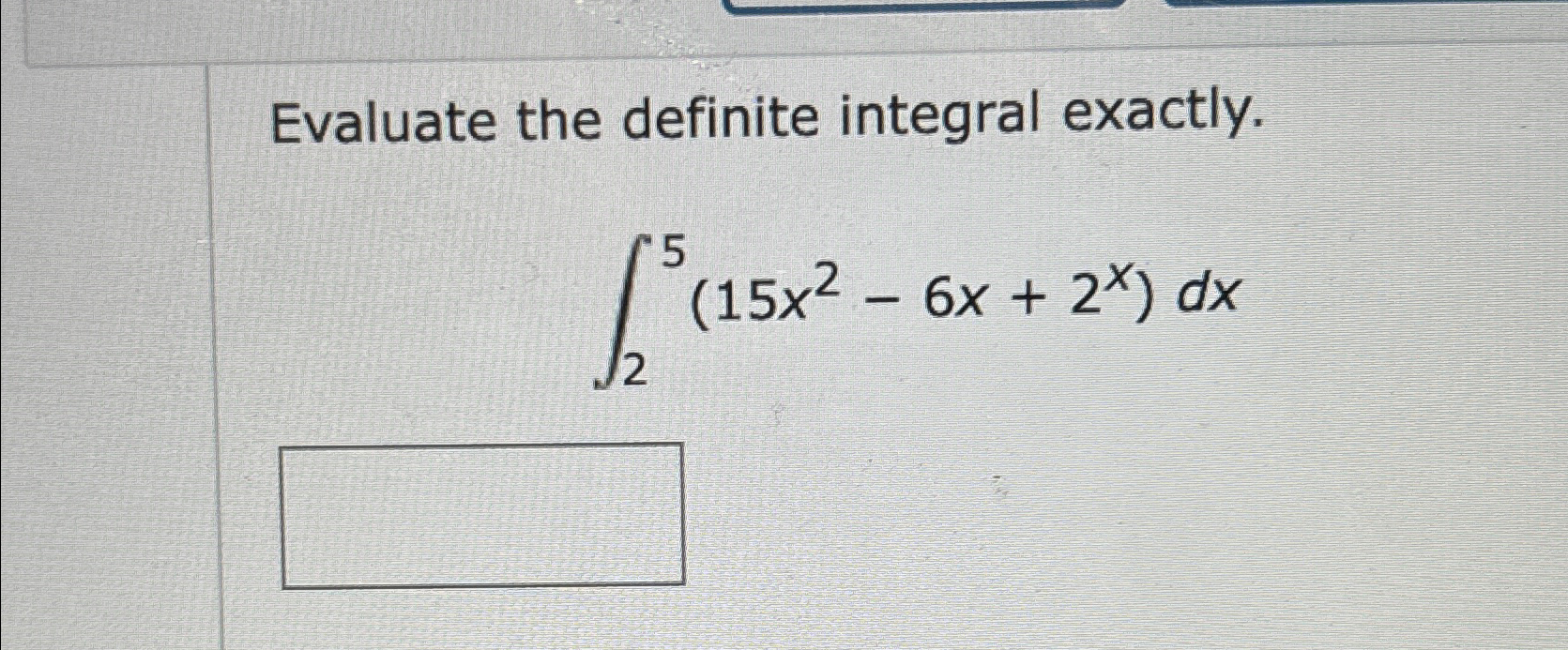 Solved Evaluate the definite integral | Chegg.com