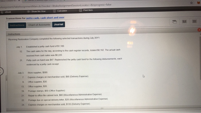 Solved w2 Online te Assignment/takeAssignment | Chegg.com