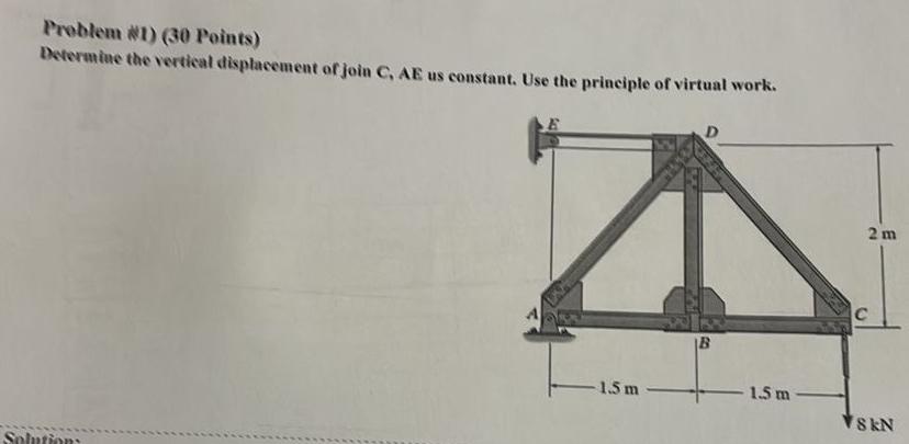 Solved Problem N1) (30 ﻿Points)Determine the vertical | Chegg.com