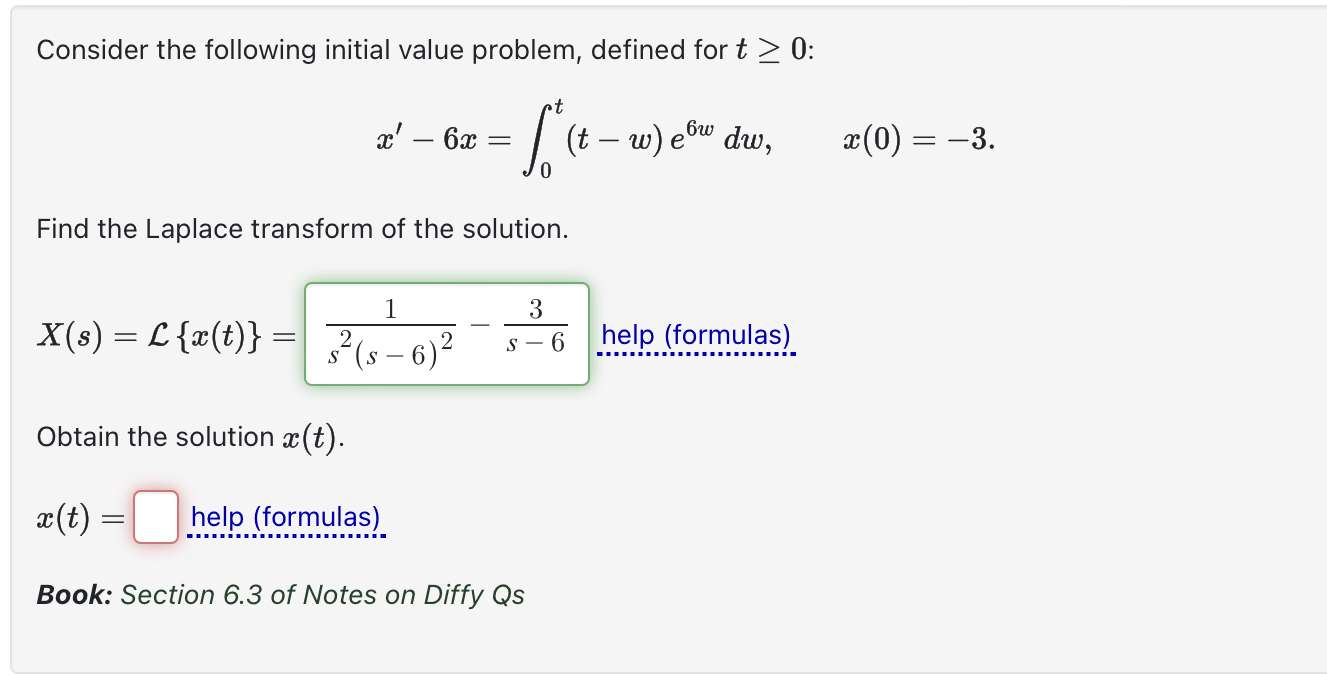 Solved Consider the following initial value problem, defined | Chegg.com