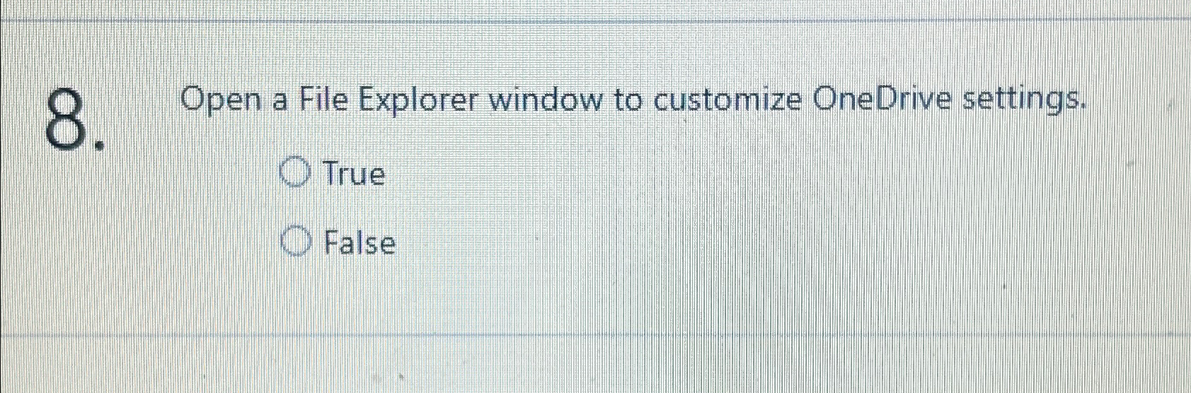 Solved Open a File Explorer window to customize OneDrive | Chegg.com