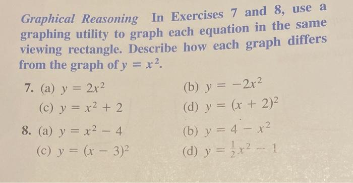 Solved Graphical Reasoning In Exercises 7 and 8, use a | Chegg.com