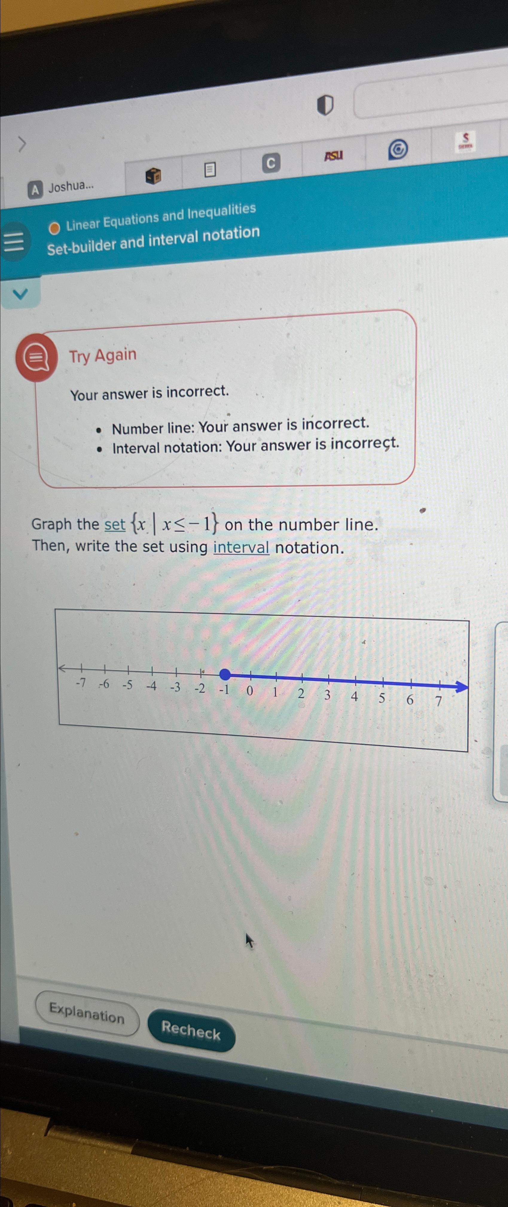 Solved A Joshua...Linear Equations and | Chegg.com