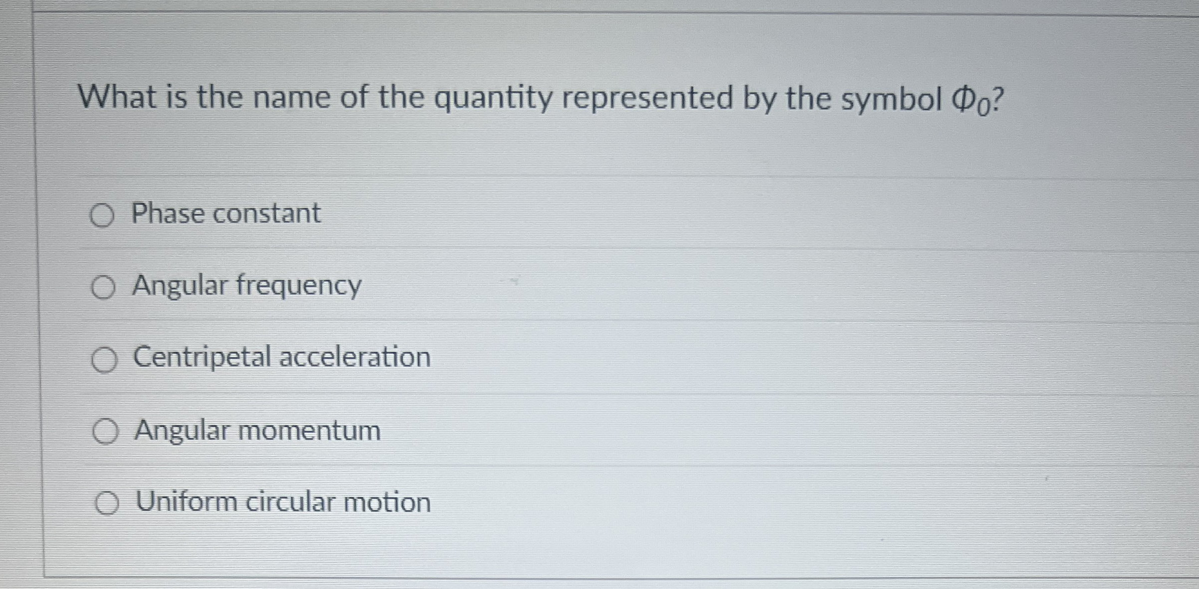 Solved What is the name of the quantity represented by the | Chegg.com