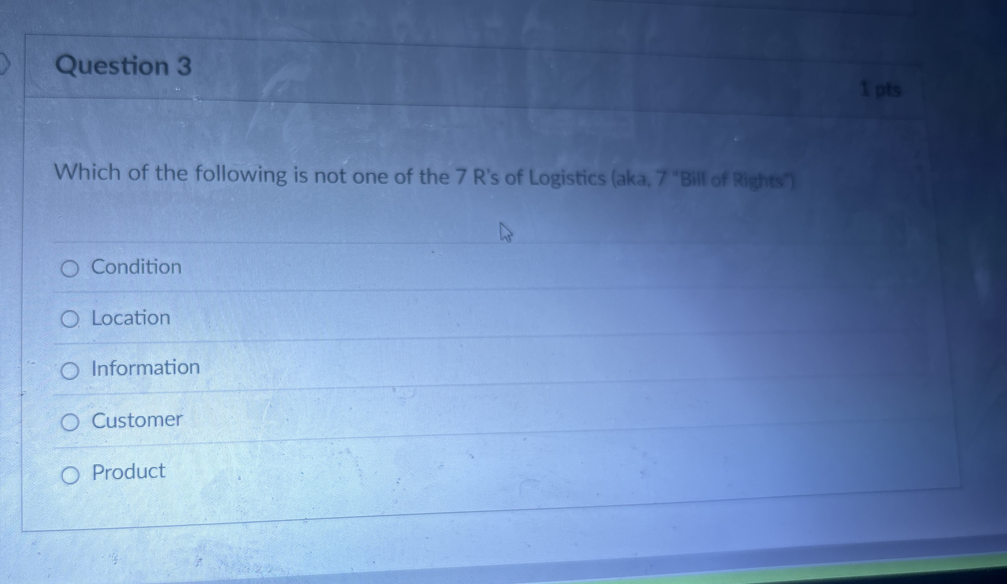 Solved Question 31 ﻿ptsWhich of the following is not one of | Chegg.com