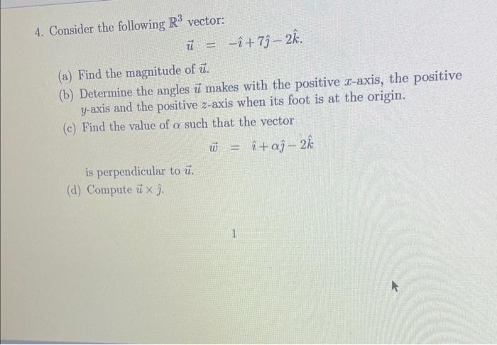 Solved The following three vectors are all in R′ : | Chegg.com