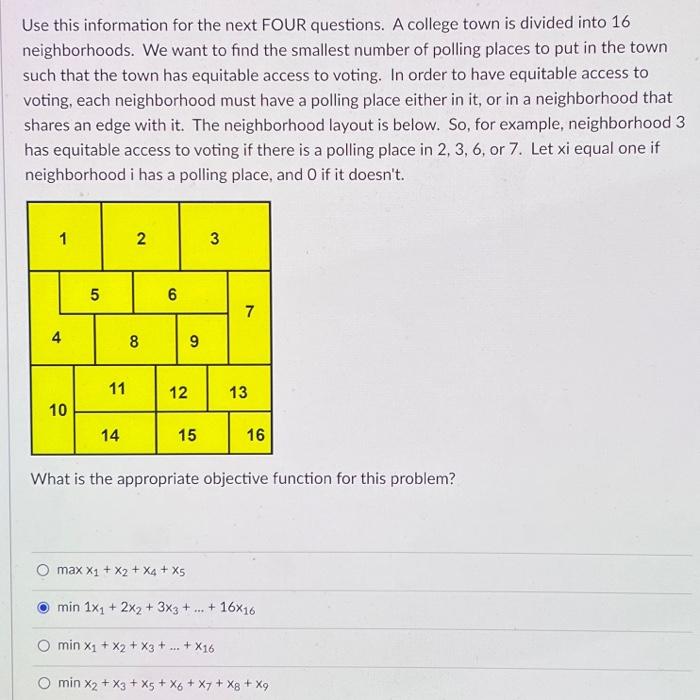 Solved Use this information for the next FOUR questions. A | Chegg.com