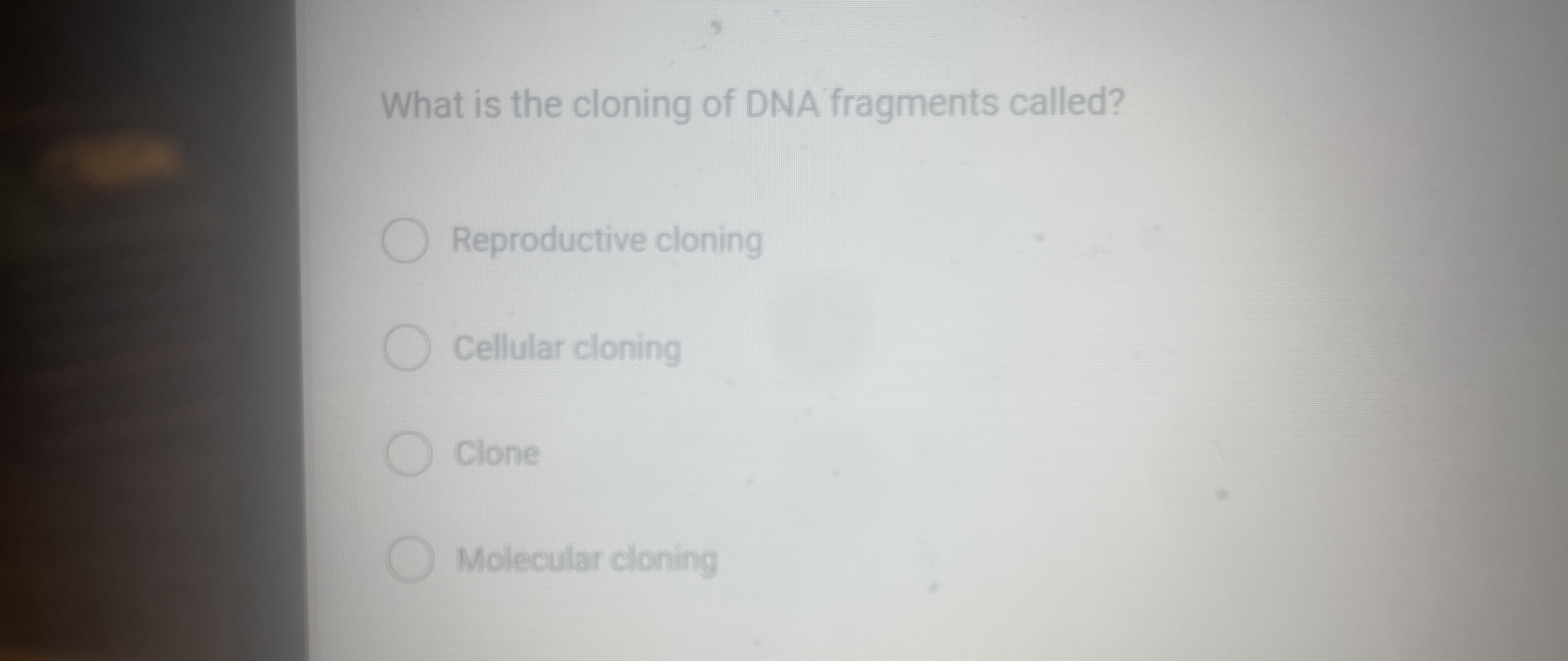 Solved What is the cloning of DNA fragments | Chegg.com