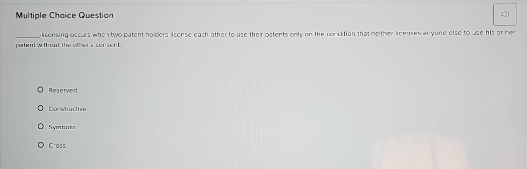 Solved Multiple Choice Question ﻿licensing occurs when two | Chegg.com