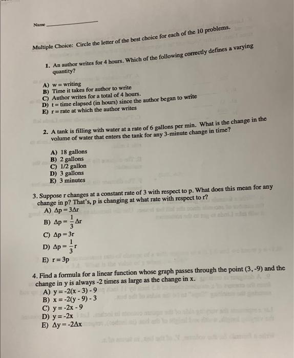 Solved Which of the following correctly defines a varying | Chegg.com