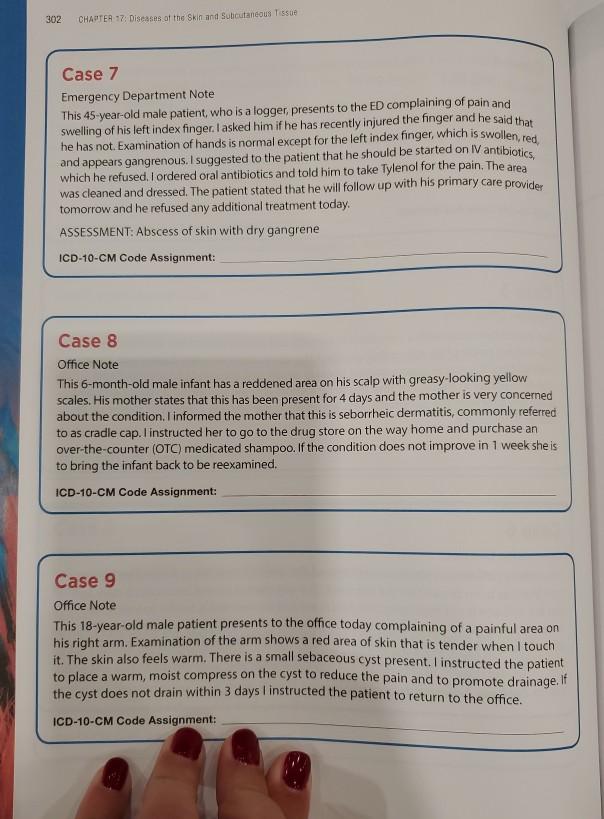 Solved Instructions: Review each case study and select the | Chegg.com