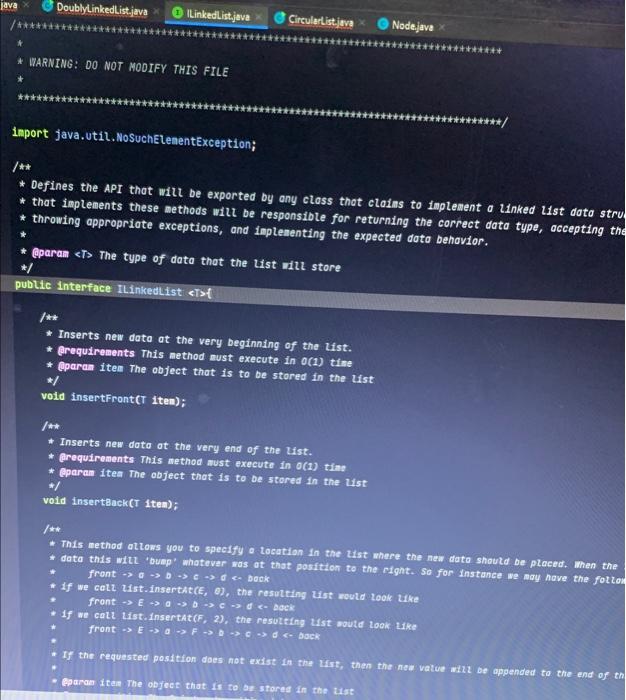 Solved We are coding in java language and using inteliJ | Chegg.com