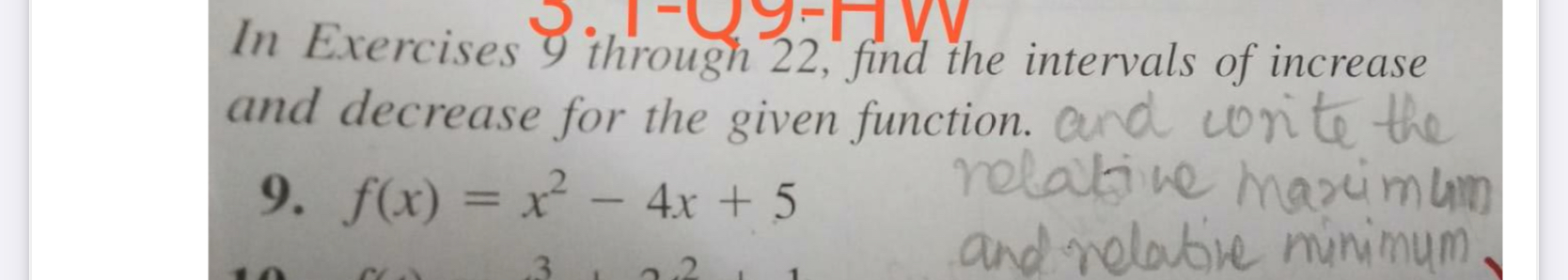 Solved f(x)=x2-4x+5In Exercises 9 ﻿through 22, ﻿find the | Chegg.com