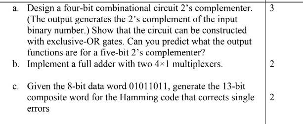 Solved 3) Please ans the question for digital logic | Chegg.com