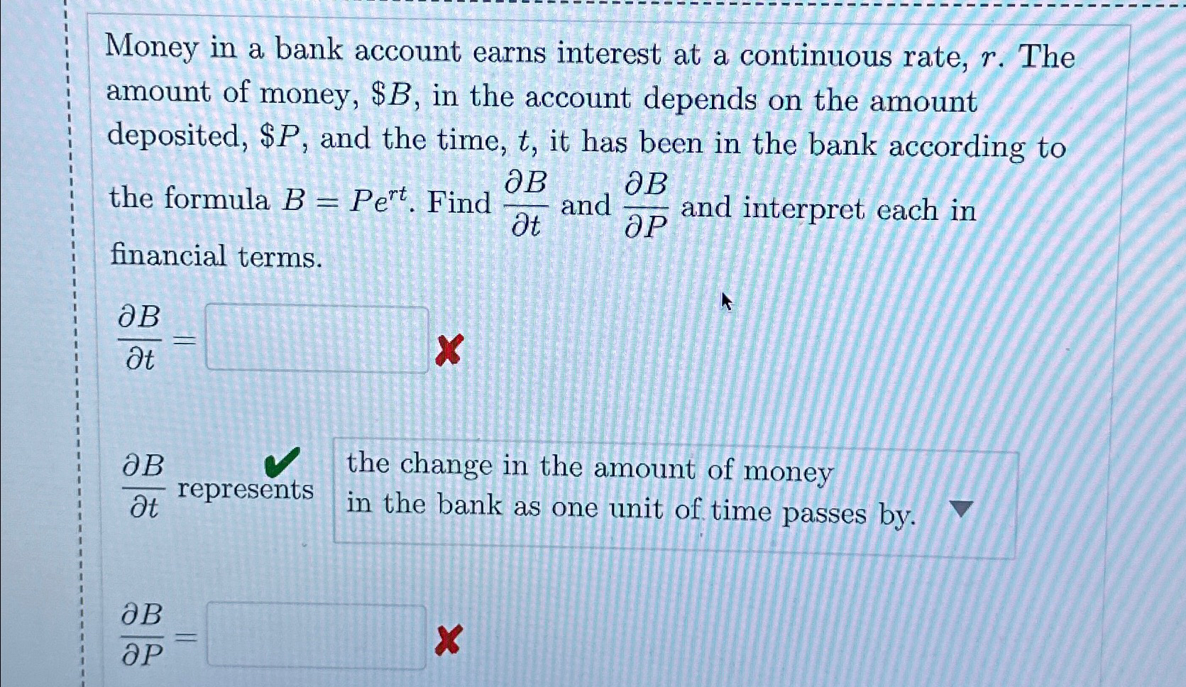 Solved Money in a bank account earns interest at a | Chegg.com