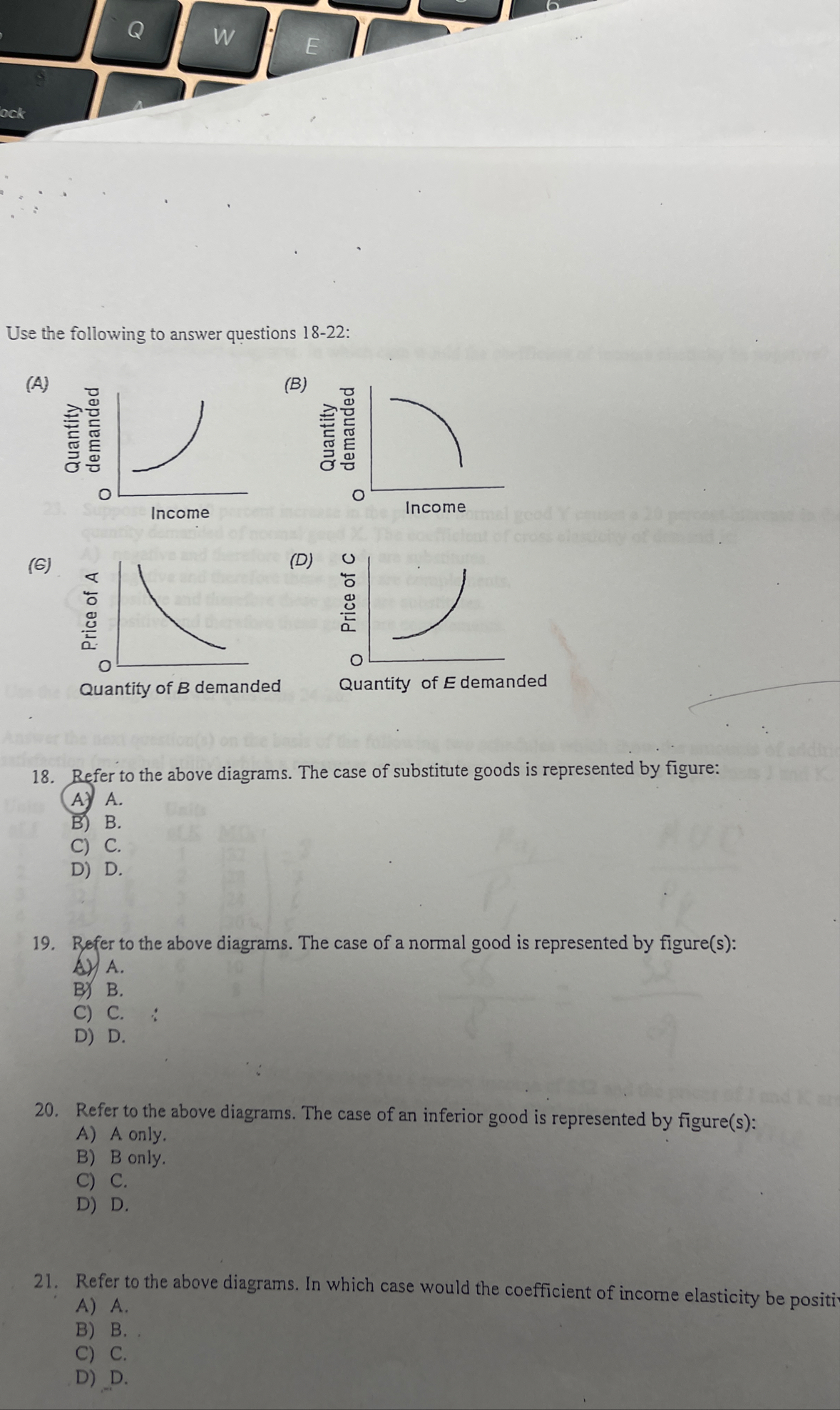 Use the following to answer questions 11-12:11. | Chegg.com