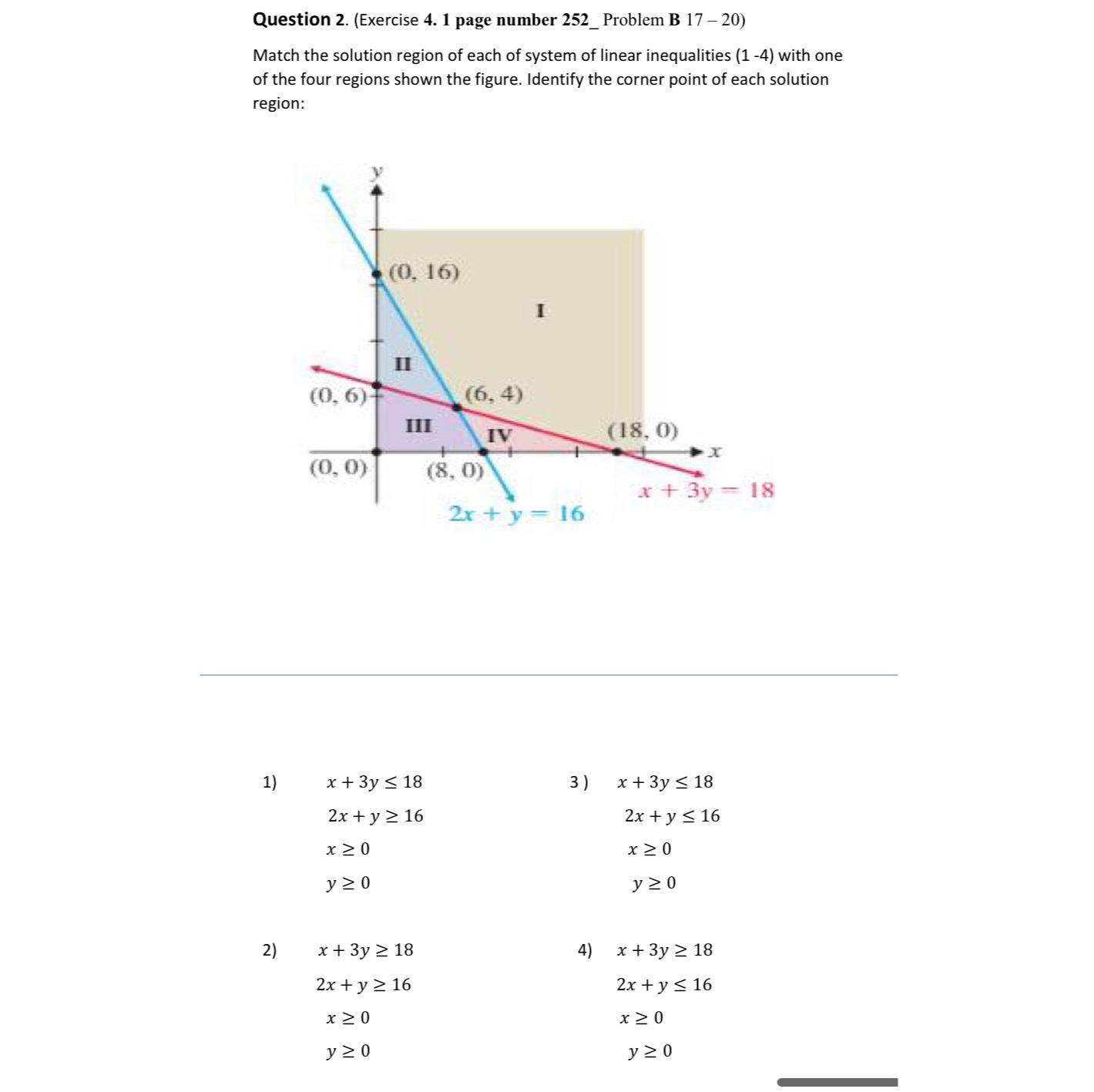 Solved Question 2. (Exercise 4. 1 ﻿page number 252_Problem B | Chegg.com