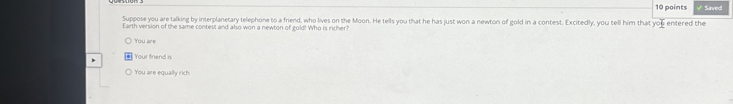 Solved 10 ﻿pointsSuppose you are talking by interplanetary | Chegg.com