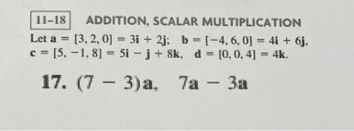 Solved ADDITION, SCALAR MULTIPLICATION Let | Chegg.com