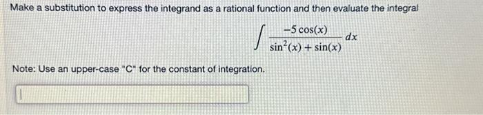 Solved Make a substitution to express the integrand as a | Chegg.com