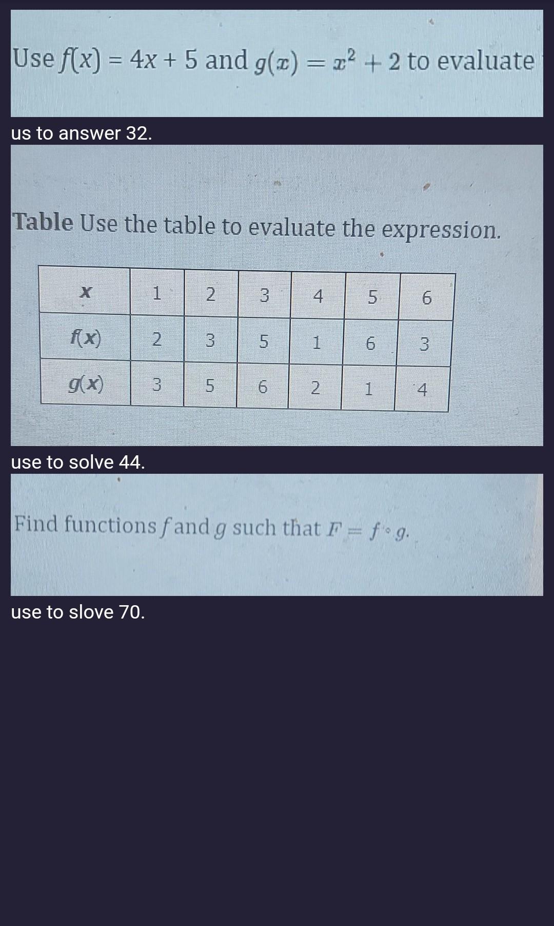 Solved a) (f∘f)(x) b) (g∘g)(x)(g∘f)(2)F(x)−1+xUse f(x)=4x+5 | Chegg.com
