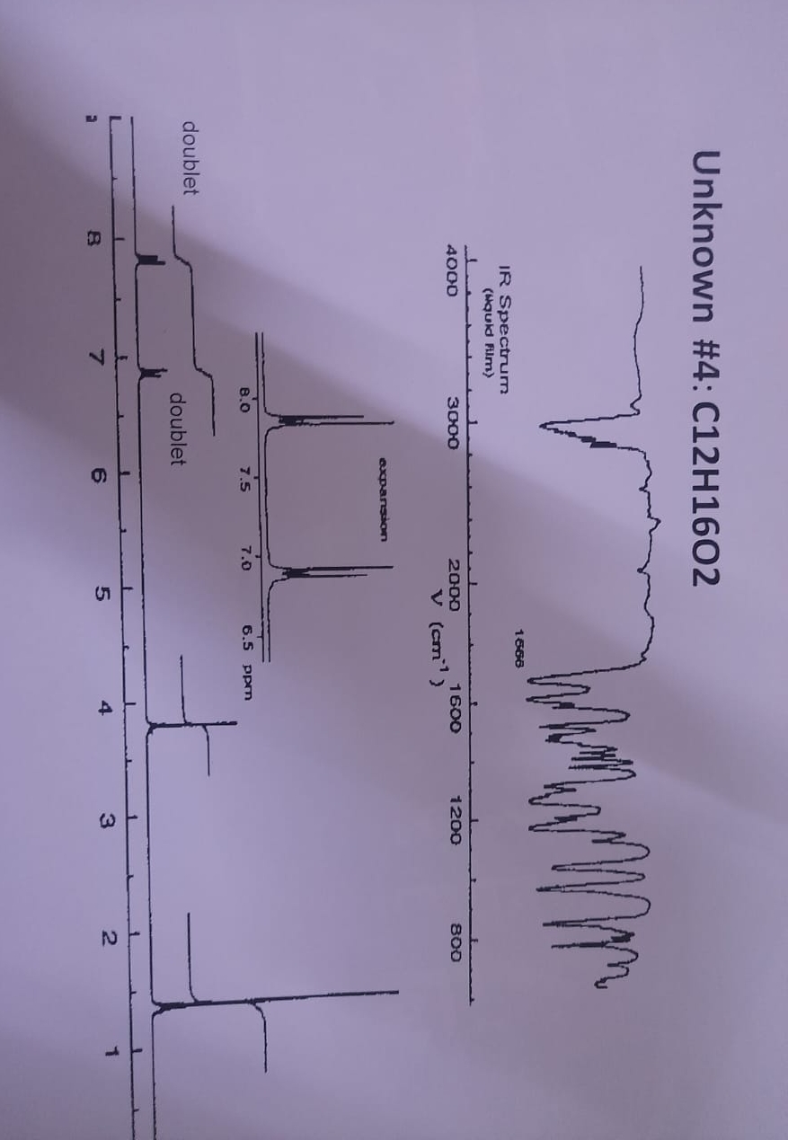 Solved i want a structure for this compound (IR | Chegg.com