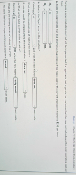 Solved Hint(s) ﻿Check My Work (No more tries | Chegg.com