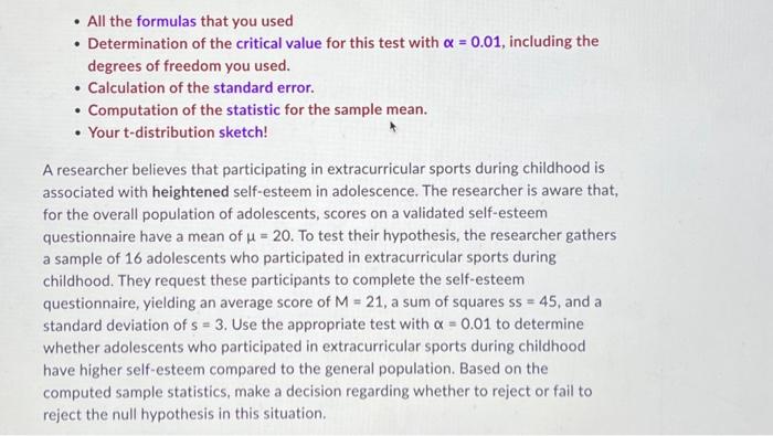 Solved - All the formulas that you used - Determination of | Chegg.com