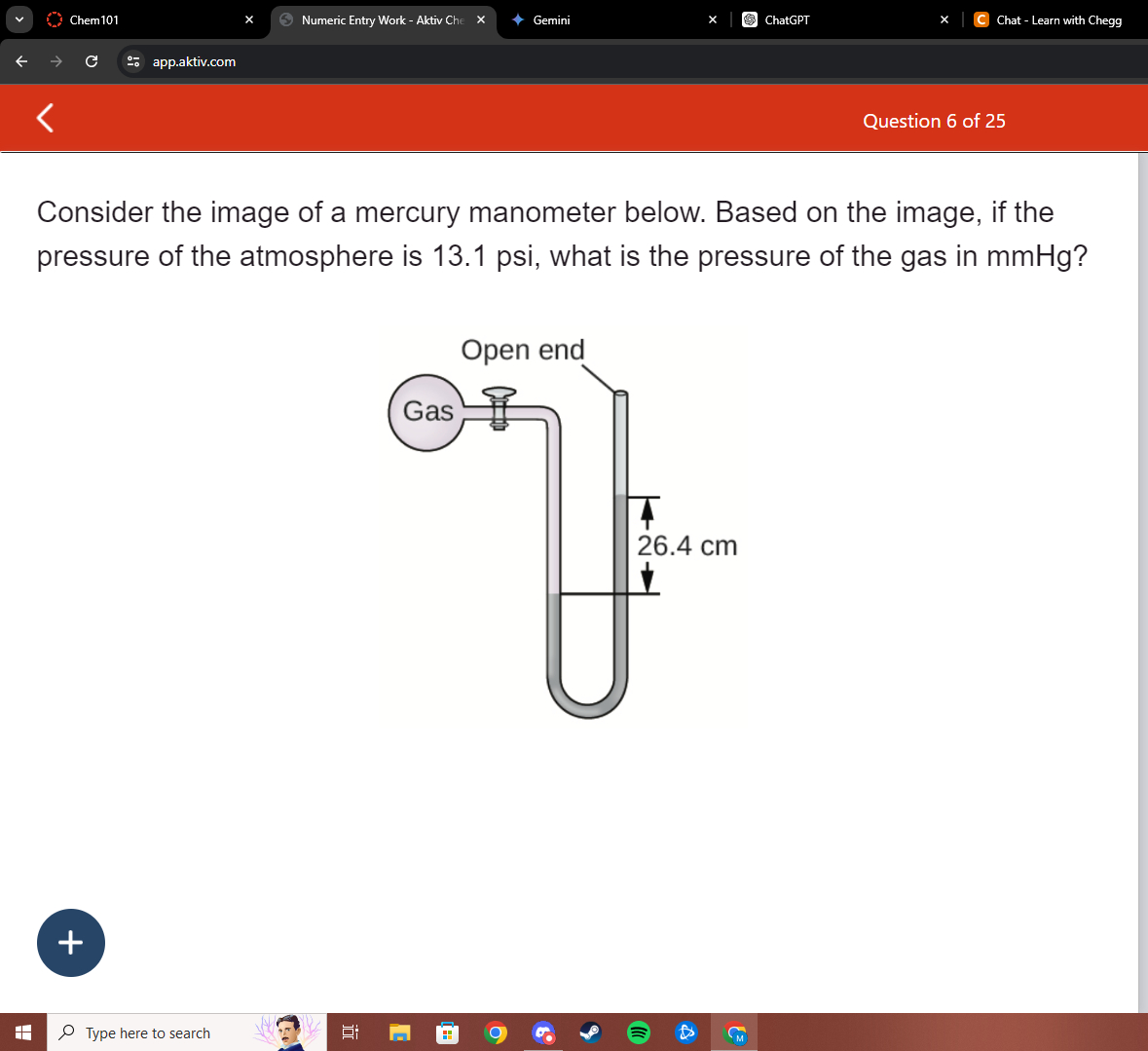 Solved Consider the image of a mercury manometer below. | Chegg.com