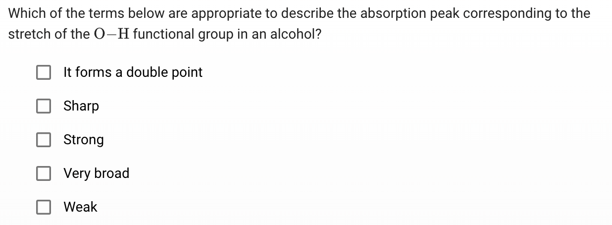 Solved Which of ﻿the terms below are appropriate to | Chegg.com