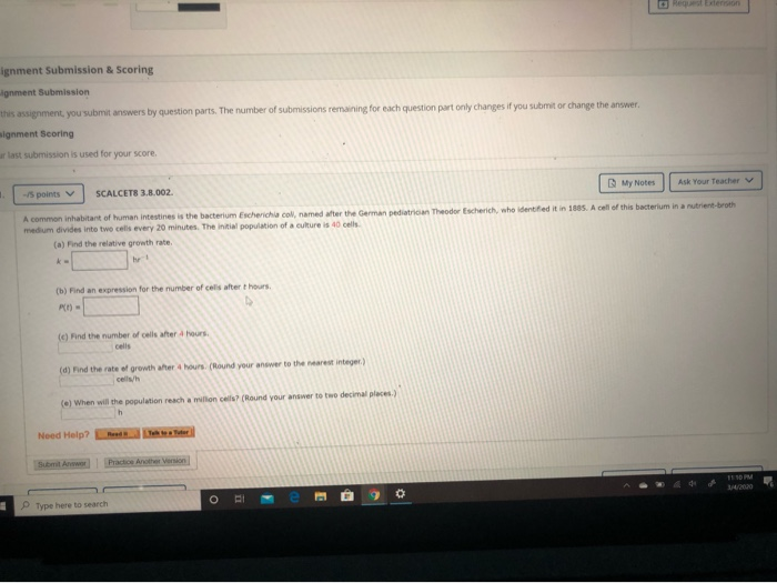 Solved Requeno ignment Submission & Scoring gnment | Chegg.com