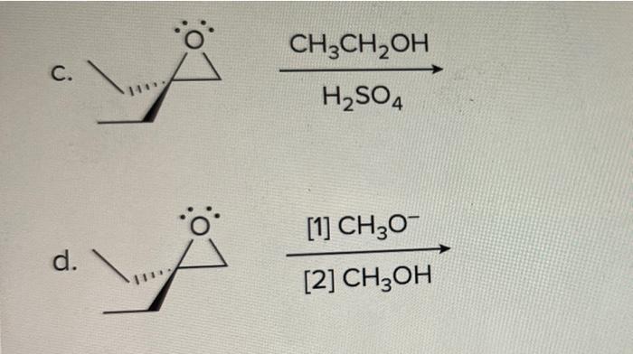 Solved CH3CH2OH C. H2SO4 [1] CH20- d. [2] CH2OH | Chegg.com