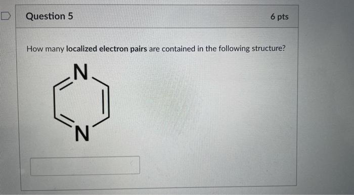 Solved How many localized electron pairs are contained in | Chegg.com